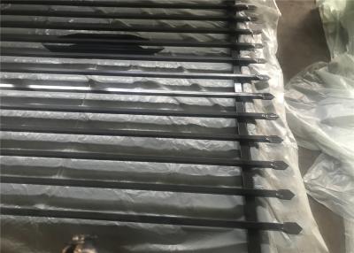 Cina Tubular Garrison Fence / Australia Security Commerical Garrison Fence Panel / Black Garrison Fence in vendita