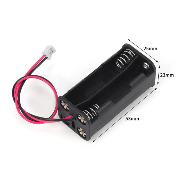Quality RoHS Compliant 4AAA Battery Holder 6V Plastic Battery Holder Back To Back Double for sale