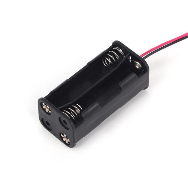 Quality RoHS Compliant 4AAA Battery Holder 6V Plastic Battery Holder Back To Back Double for sale