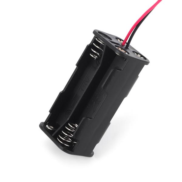 Quality RoHS Compliant 4AAA Battery Holder 6V Plastic Battery Holder Back To Back Double for sale