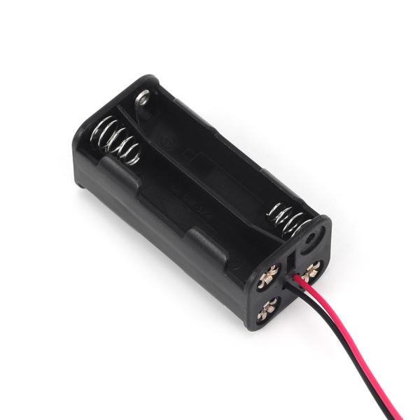 Quality RoHS Compliant 4AAA Battery Holder 6V Plastic Battery Holder Back To Back Double for sale