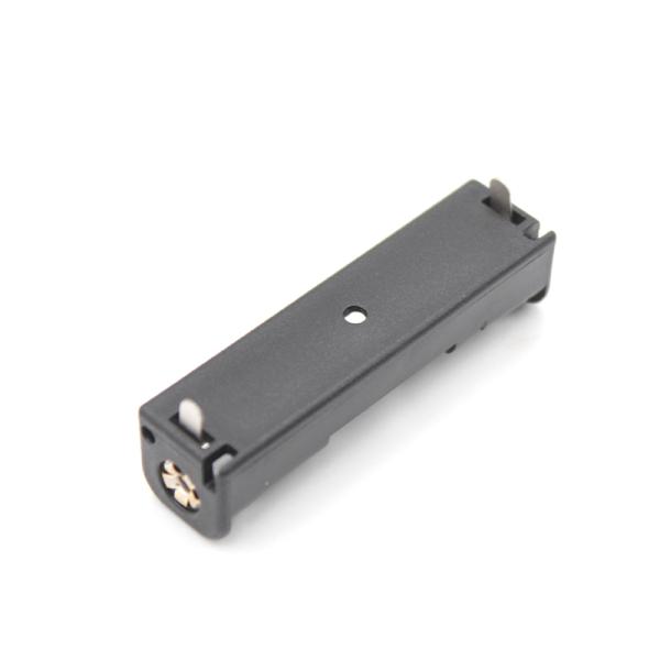 Quality PP Single Battery Case 1.5V Compact Battery Holder With PCB Pins for sale