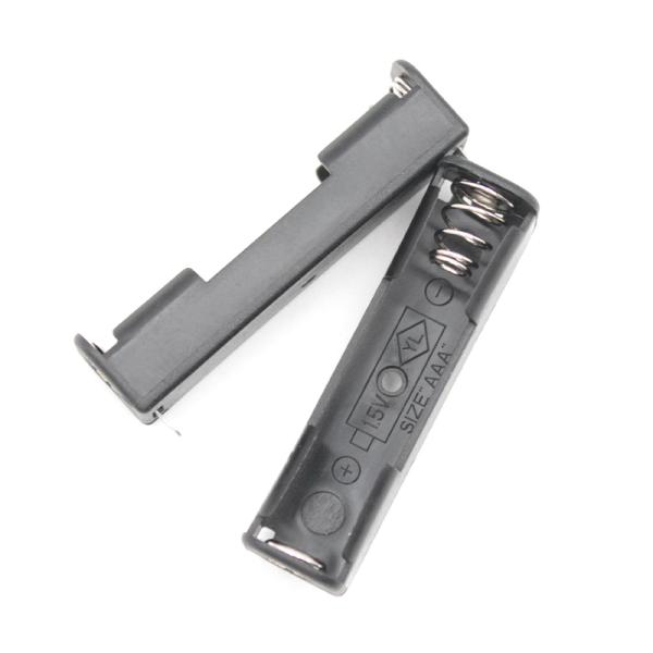 Quality PP Single Battery Case 1.5V Compact Battery Holder With PCB Pins for sale