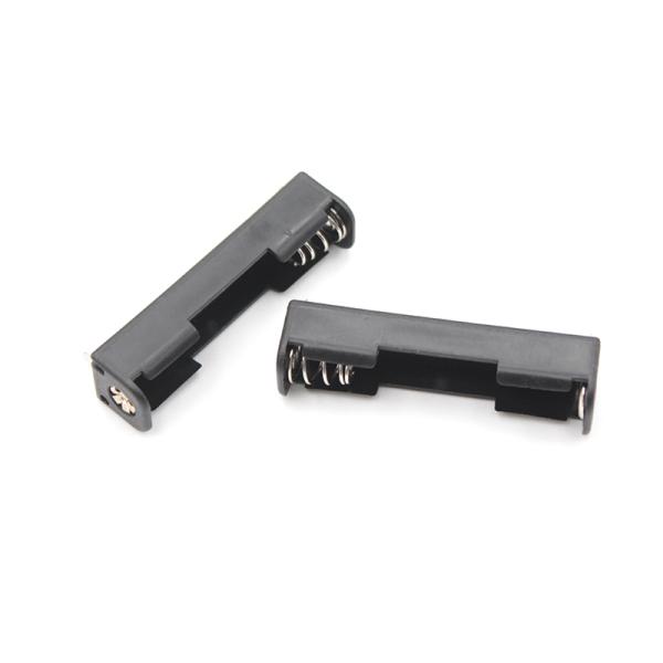 Quality PP Single Battery Case 1.5V Compact Battery Holder With PCB Pins for sale