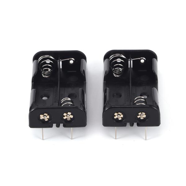 Quality 3V 2AA Battery Holder PCB Mount 2 AA Battery Case With Pins for sale