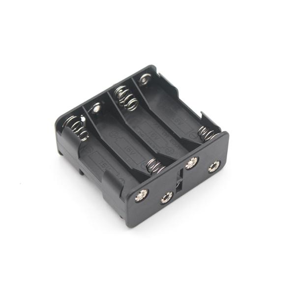 Quality Surface Mount 8 AA Battery Holder Impact Resistant 8 AA Battery Pack With for sale