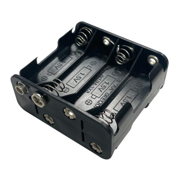 Quality Surface Mount 8 AA Battery Holder Impact Resistant 8 AA Battery Pack With for sale