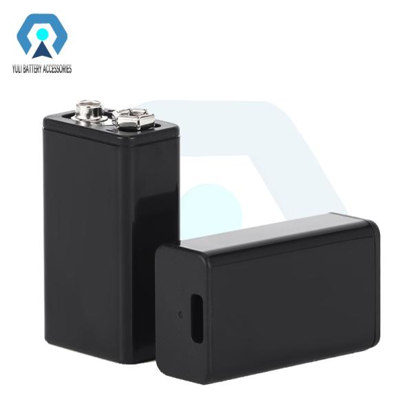 Quality Black 9V Battery Case Empty 9V Battery Housing Shock Resistant for sale