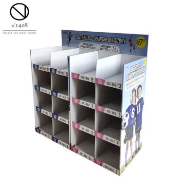 China 3 verdiepingen retail racks voor sportshirt display commercieel sectioneel display meubilair Te koop