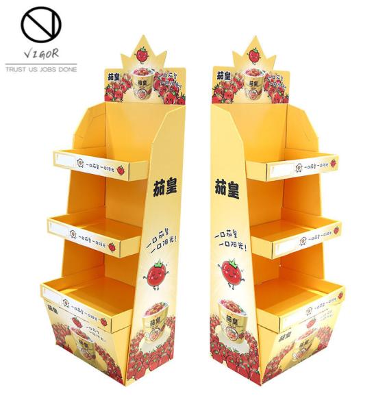 Quality Customized Advertising Hot Wheels Cardboard Display Stand with Eco-friendly for sale