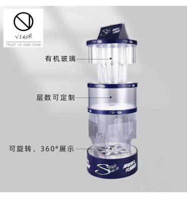 中国 パーソナライズされた回転チューニングガムカウンターディスプレイラック 販売のため