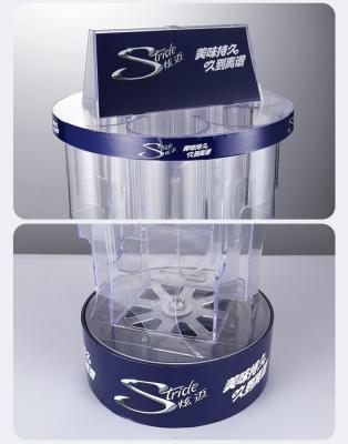 中国 パーソナライズされた回転チューニングガムカウンターディスプレイラック 販売のため