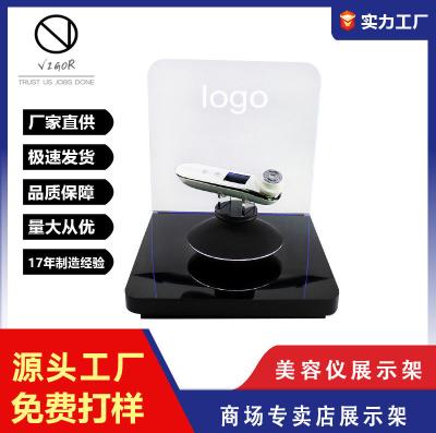 Cina Display di logo personalizzato con auricolari wireless su 360 punti rotanti cosmetici per scaffali al dettaglio in vendita
