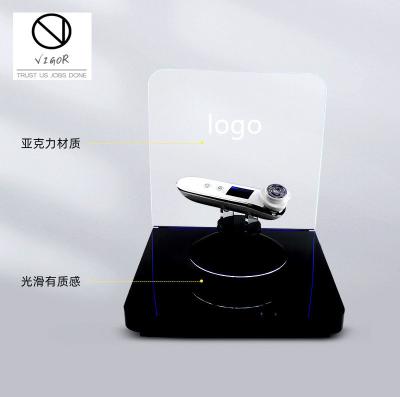 Cina Display di logo personalizzato con auricolari wireless su 360 punti rotanti cosmetici per scaffali al dettaglio in vendita