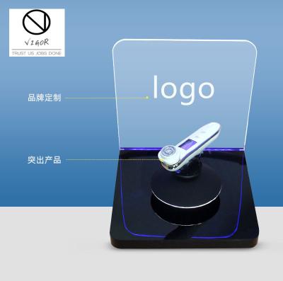 Cina Display di logo personalizzato con auricolari wireless su 360 punti rotanti cosmetici per scaffali al dettaglio in vendita