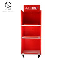 China Perforated Metal Panel Rack for Displaying Hardware Tools in Solid Metal Sheet Stand for sale