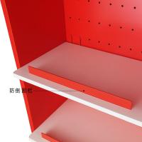 China Perforated Metal Panel Rack for Displaying Hardware Tools in Solid Metal Sheet Stand for sale