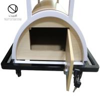 China Eco-friendly Bread Display Rack with Storage and Custom Logo on Wheels for sale