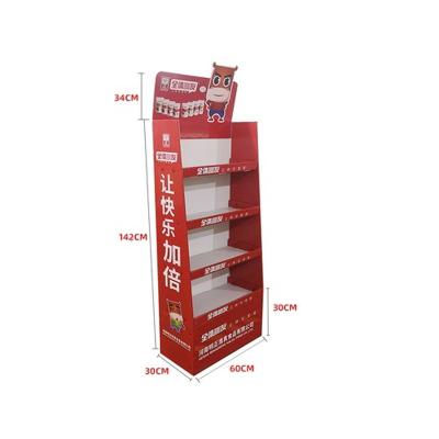 China Eco-vriendelijk Custom Logo Outdoor Reclame Rack voor speelgoed Karton Stand Promotie Te koop