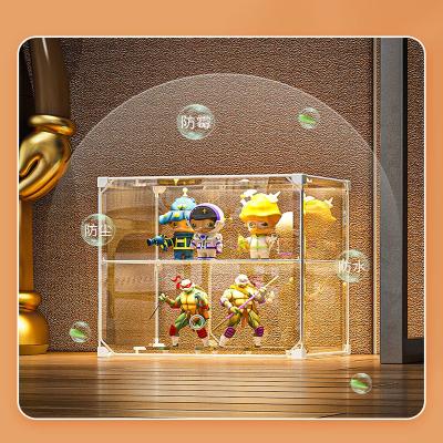 China Regular Size Acrylic Action Figures Display Case for Model Cars and Figures Acrylic for sale