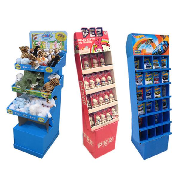 Retail Box Shelving Custom Logo Funko Pop Cardboard Display Stand Floor Display Racks