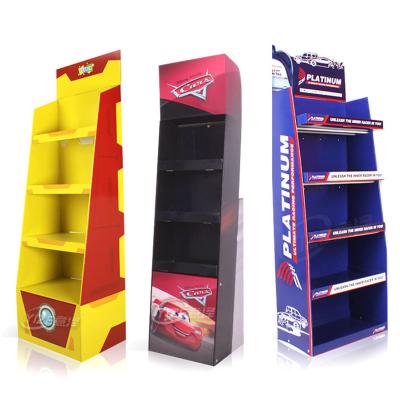China Retail Box Shelving Custom Logo Funko Pop Cardboard Display Stand Floor Display Racks for sale