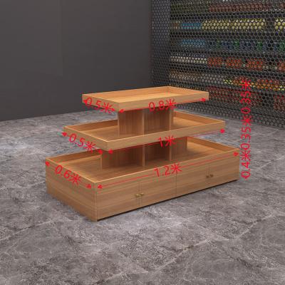 Cina Scaffalature Scaffalature in legno bianco rotondo Scaffalatura per vetrine in vendita