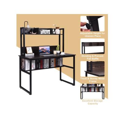 Cina Mobili commerciali SOHO scrivania moderna in legno con libreria e postazione di lavoro per computer portatili in vendita