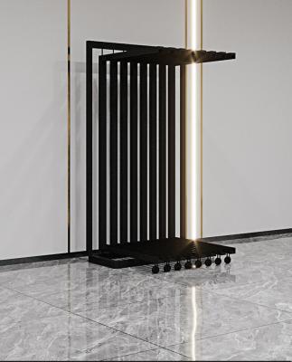 Cina Scaffale per schermo metallo a doppio lato per schermo a piastrelle e marmo Design moderno a doppio lato in vendita