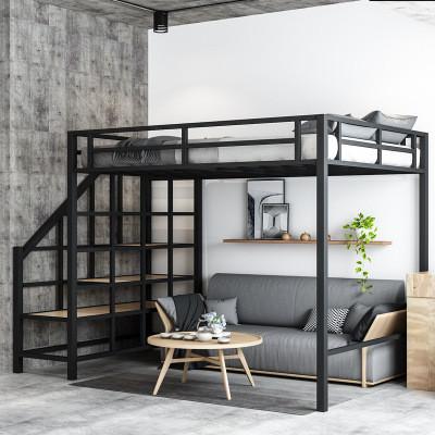 China Strong Bunk Bed Frame Modern Double Bunk Beds with Desk and Storage Drawers for sale