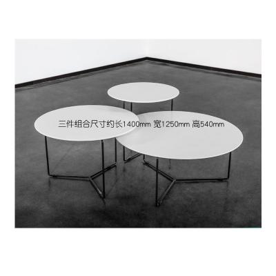 China E-mail embalagem aço inoxidável oval de mármore sala de estar mesa para jantar minimalista à venda