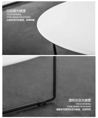 China E-mail embalagem aço inoxidável oval de mármore sala de estar mesa para jantar minimalista à venda