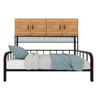 Quality Kid's Single Dormitory Bed Loft Bunk Bed Sets with Wood Storage Boxes and Metal for sale