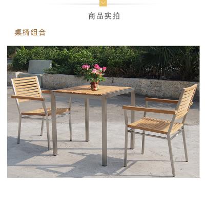 China Conjuntos de muebles de restaurantes al aire libre con material de aluminio impermeable y diseño de lujo en venta