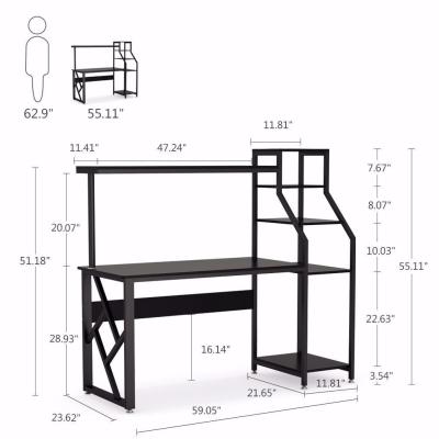 China Solidwood Working Station Gaming Computer Desk for Home Office Soho Wooden Desk for sale