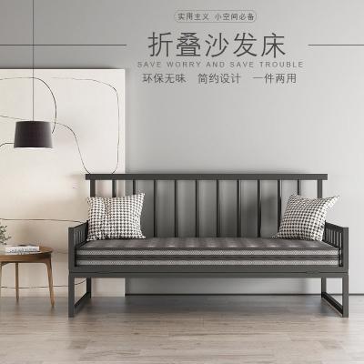 China Antiguo sofá plegable de metal con colchón plegable Modernas camas individuales Mecanismo en venta