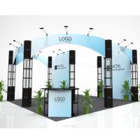 China Regular Size Foldable Food Kiosk with LED Glass Display and Store Display Function for sale