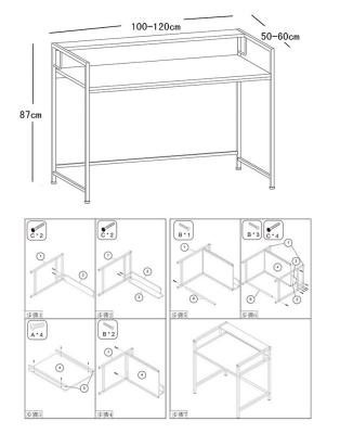 China Standard and Customized Children Reading Computer Table Home Study Desk with Hutch for sale