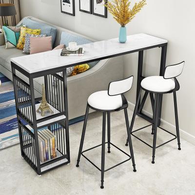 China Metalen marmeren koffietafel voor de bar en de woonkamer Te koop