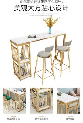 China Metalen marmeren koffietafel voor de bar en de woonkamer Te koop