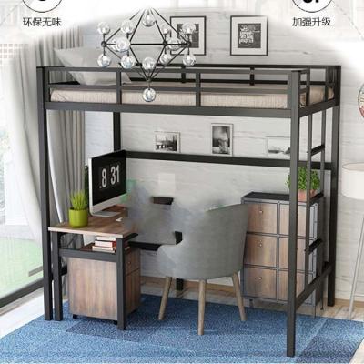 China 1800*1800*2000 Queen Size Metal Bunk Loft Bed met bureau Woonkamer Meubelen Slaapkamer Set Te koop