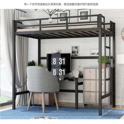 China 1800*1800*2000 Queen Size Metal Bunk Loft Bed met bureau Woonkamer Meubelen Slaapkamer Set Te koop