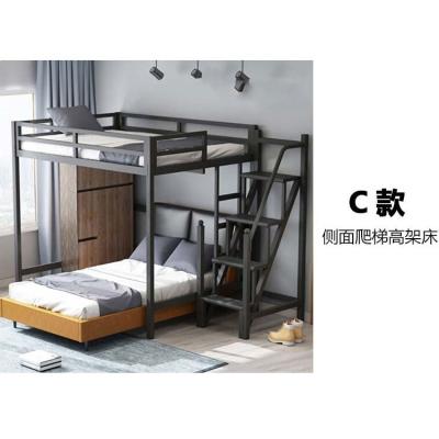 China 1800*1800*2000 Queen Size Metal Bunk Loft Bed met bureau Woonkamer Meubelen Slaapkamer Set Te koop