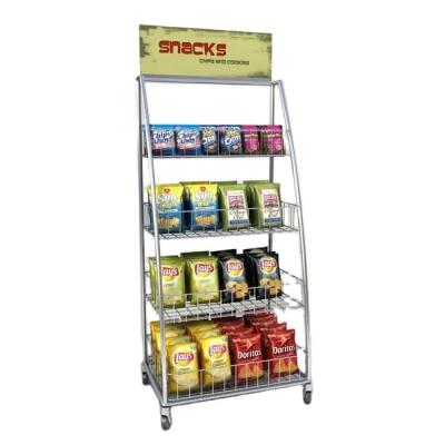 Cina Rack per la pubblicità ecologica e per la visualizzazione di snack in vendita