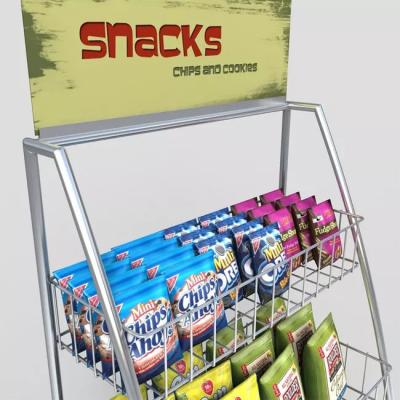 Cina Rack per la pubblicità ecologica e per la visualizzazione di snack in vendita