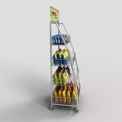 Cina Rack per la pubblicità ecologica e per la visualizzazione di snack in vendita