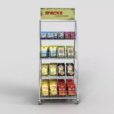 Cina Rack per la pubblicità ecologica e per la visualizzazione di snack in vendita