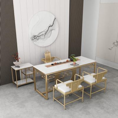 China Meubelen Geïmporteerde stijl Theekamer Koffietafel met PU-leerbedekking Te koop