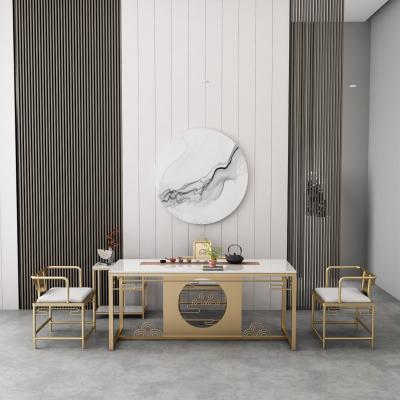 China Meubelen Geïmporteerde stijl Theekamer Koffietafel met PU-leerbedekking Te koop