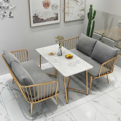 Cina Modern Antique Gold Ethiopian Coffee Table Set Living Room Arredamento Combinazione in vendita
